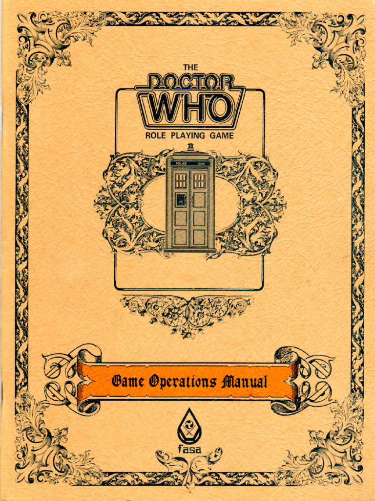 Doctor Who RPG Game Operations Manual | PDF