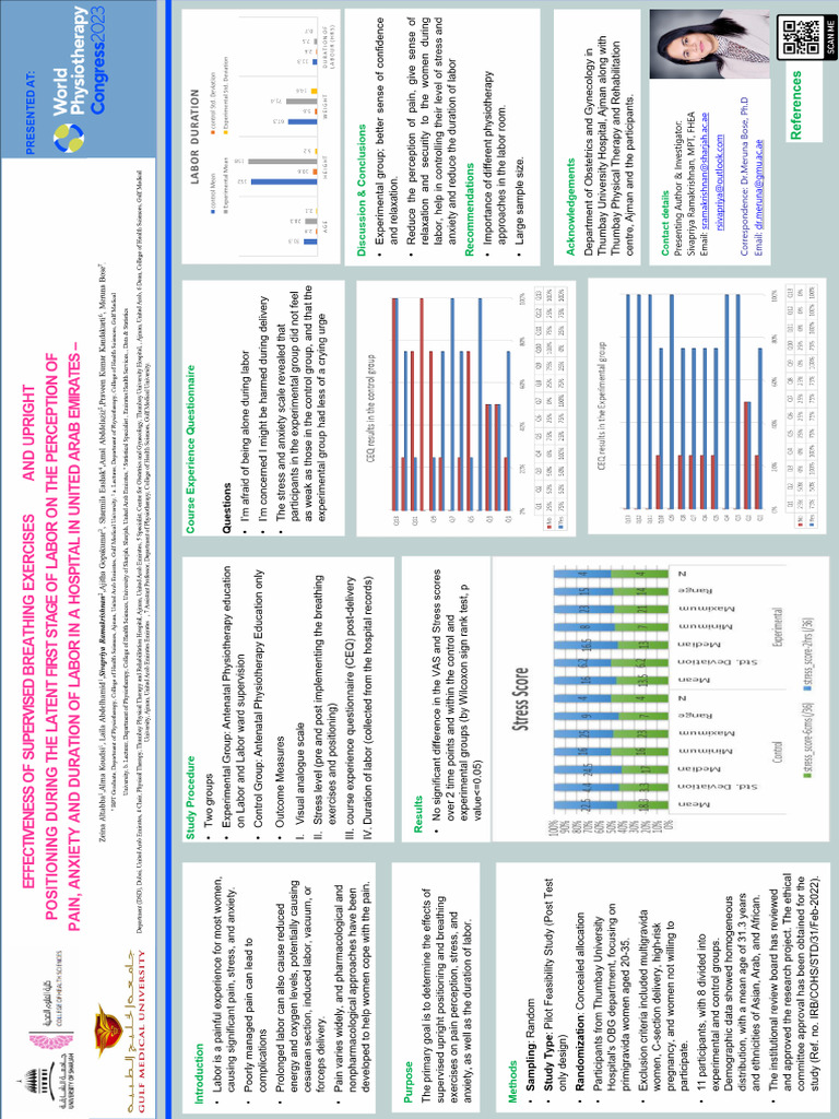 Effectiveness of Supervised Physiotherapy Interventions During Labor on ...