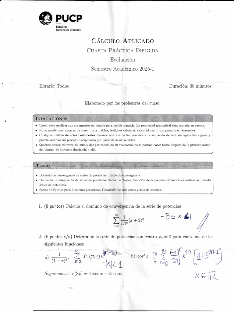 PD4 2025.1 (1) | PDF | Análisis matemático | Series (Matemáticas)