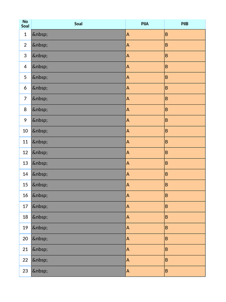 Format Soal PG CBT PTS Ganjil MAT 9.24 Erna | PDF