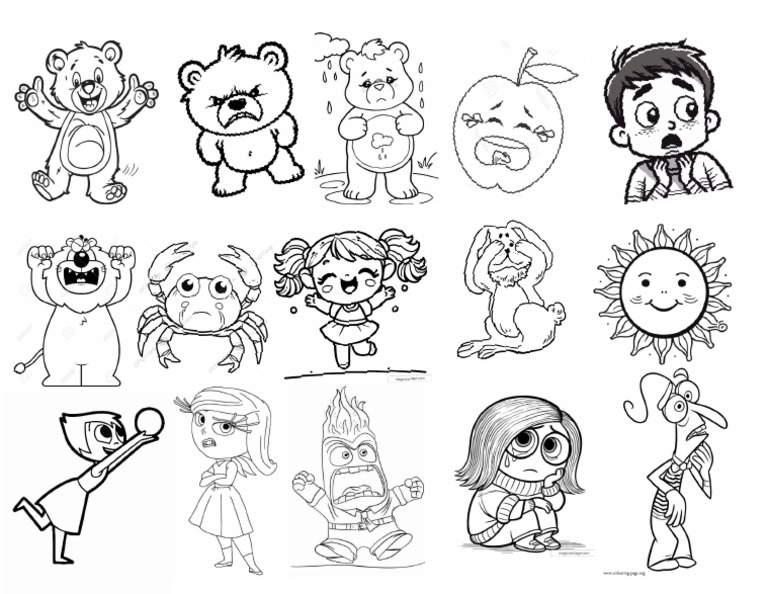 Colorear Emociones | PDF