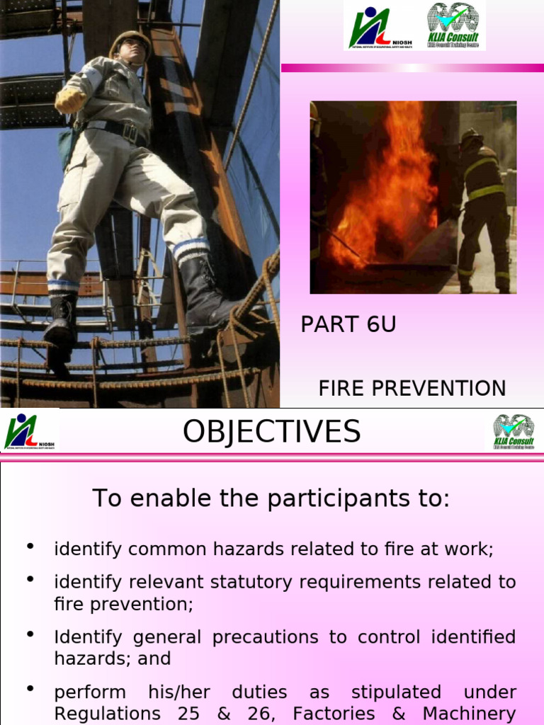 Part 6u Fire Prevention | PDF | Fires | Combustion
