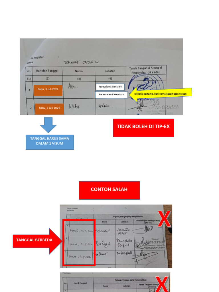 Penting - Dibaca Dulu - Iqra' Iqra' - Contoh Visum Translok | PDF