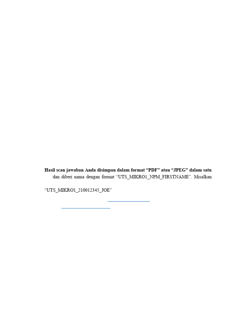 Contoh Soal UTS Mikro 1_Ind_25102021 (1) | PDF