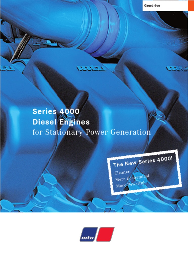 99 MTU 4000 Series | Fuel Injection | Engines