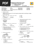 Soal Sas 1 Pjok Kelas 3 Tahun Ajaran 2025-2026 | PDF