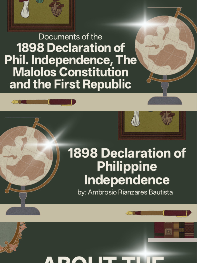 Philippine Independence Documents 1898 | PDF | Philippines | Spanish ...