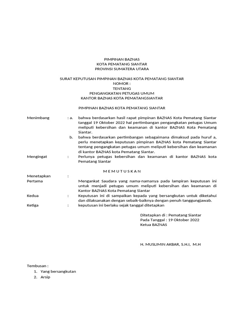 SK Staff Munap Dan Amir | PDF