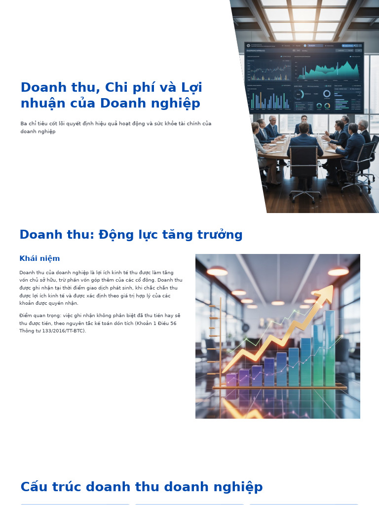 Doanh Thu Chi Phi Va Loi Nhuan Cua Doanh Nghiep | PDF
