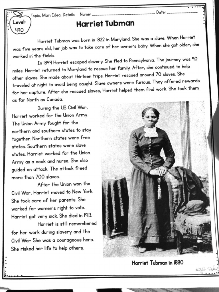 Harriet Tubman | PDF
