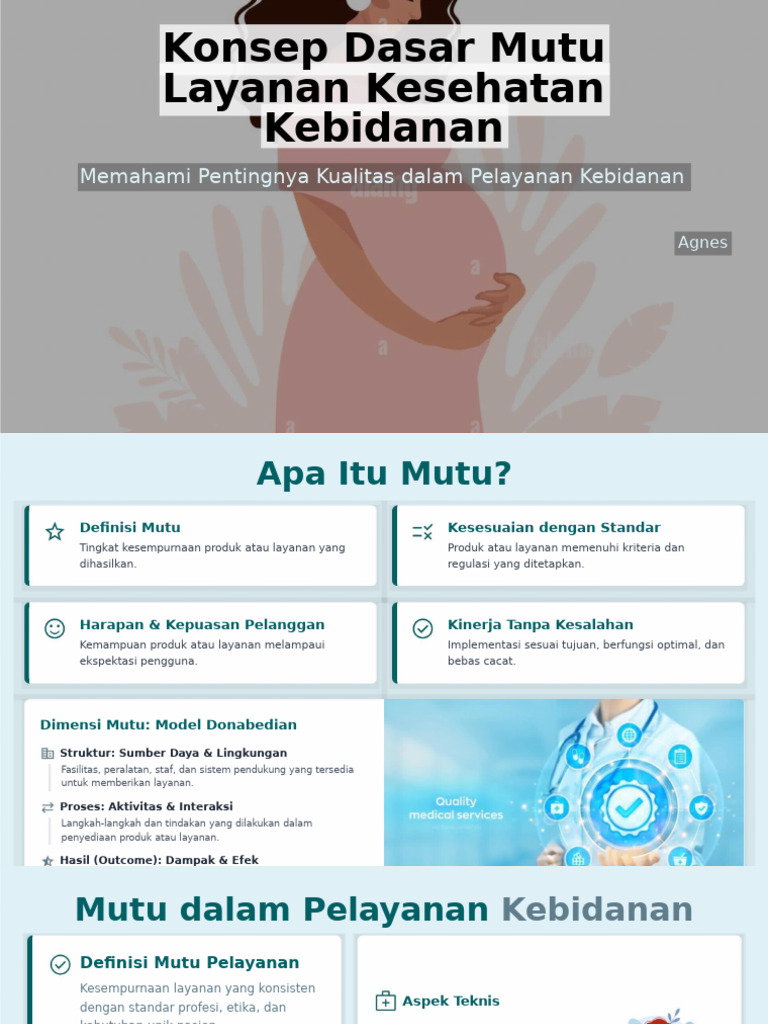 Konsep Mutu Layanan Kebidanan | PDF