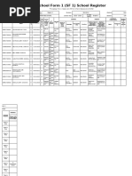 School Register for Grade 6 Students | PDF