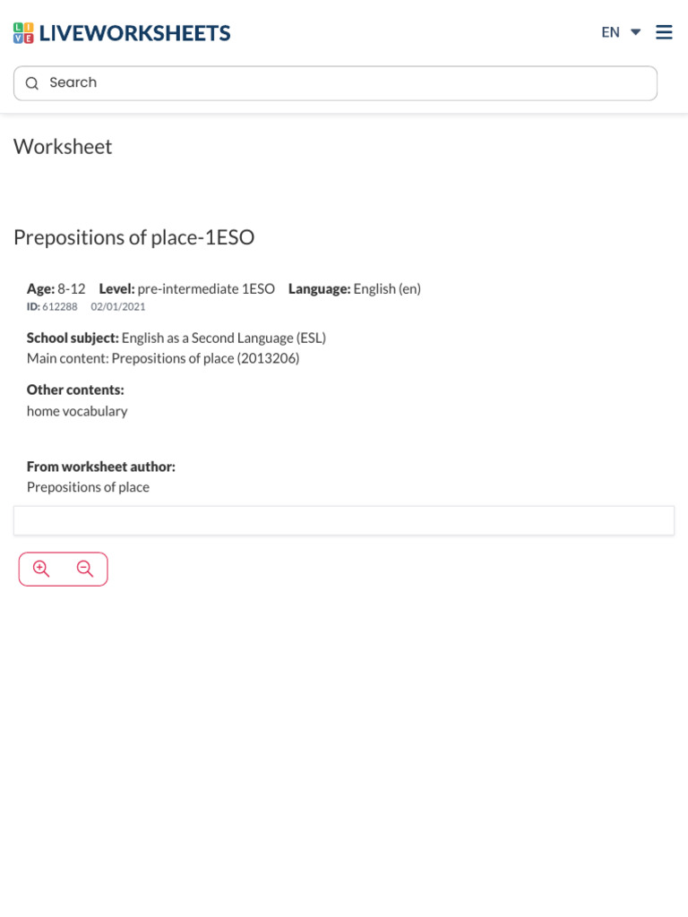 Worksheet - LiveWorksheets | PDF
