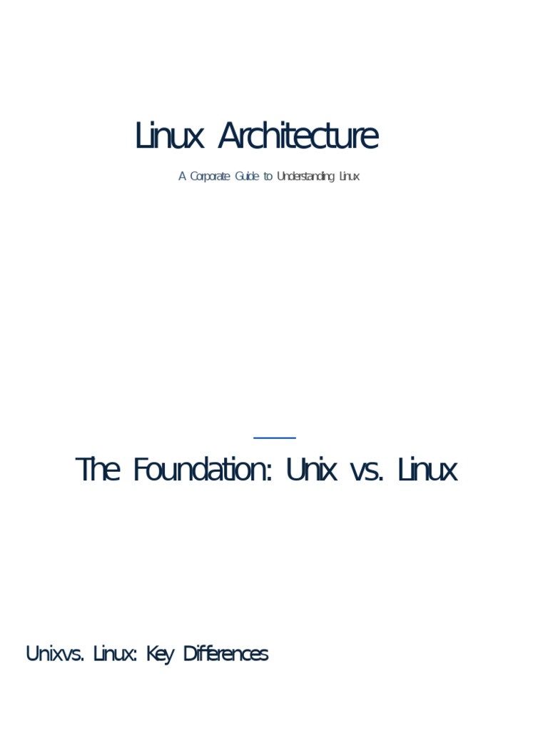 Linux Architecture Overview | PDF | Linux | Kernel (Operating System)