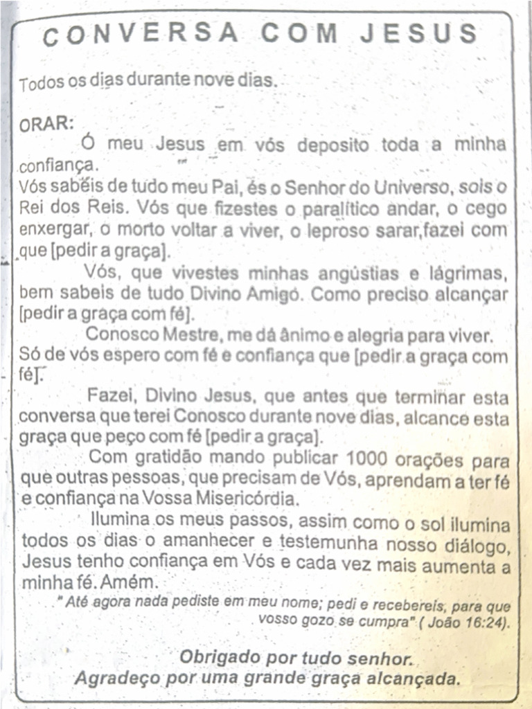 Conversa Com Jesus | PDF