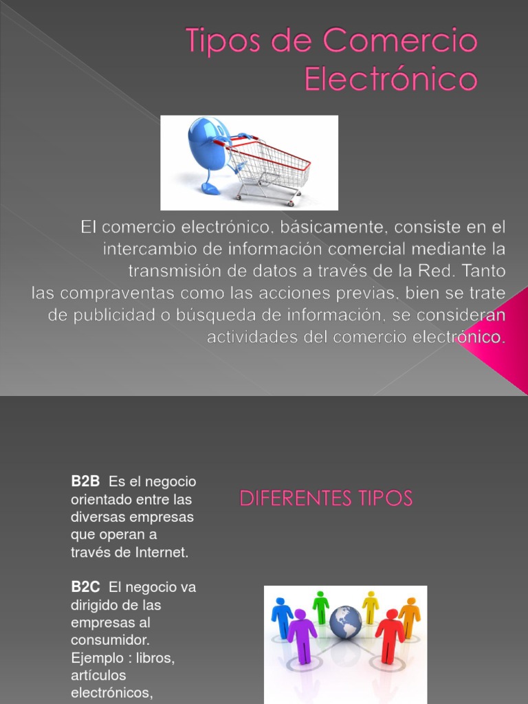 Tipos de Comercio Electronico | PDF | Informática
