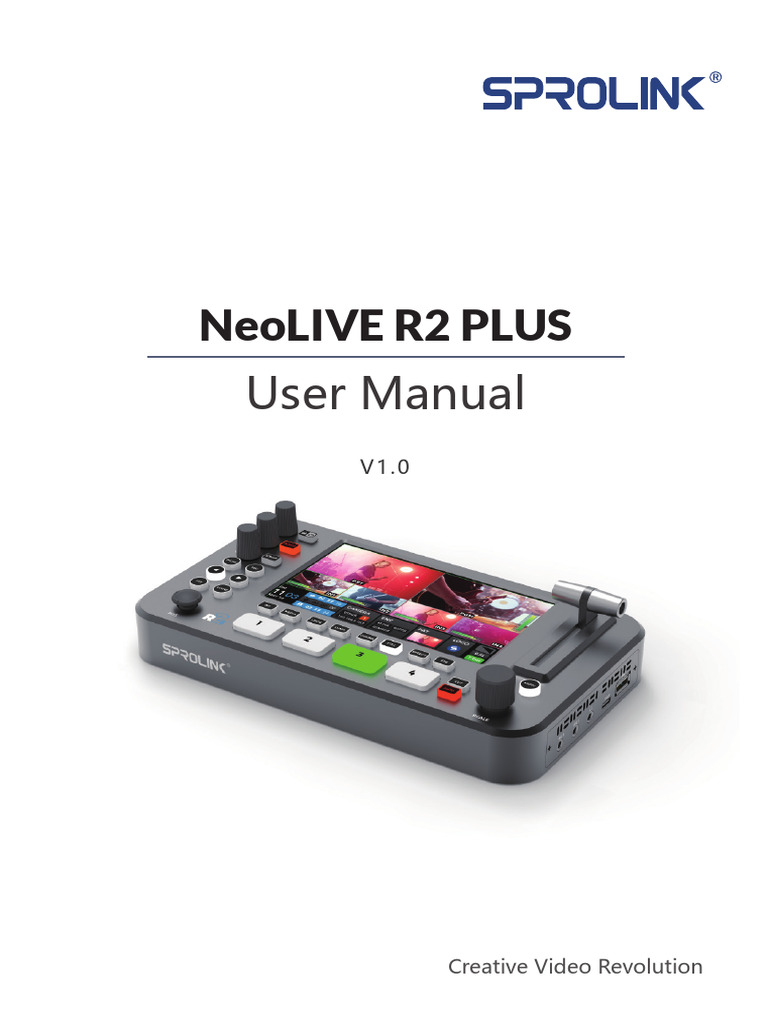 NeoLIVE R2 PLUS User Manual | PDF | Ip Address | Information And ...