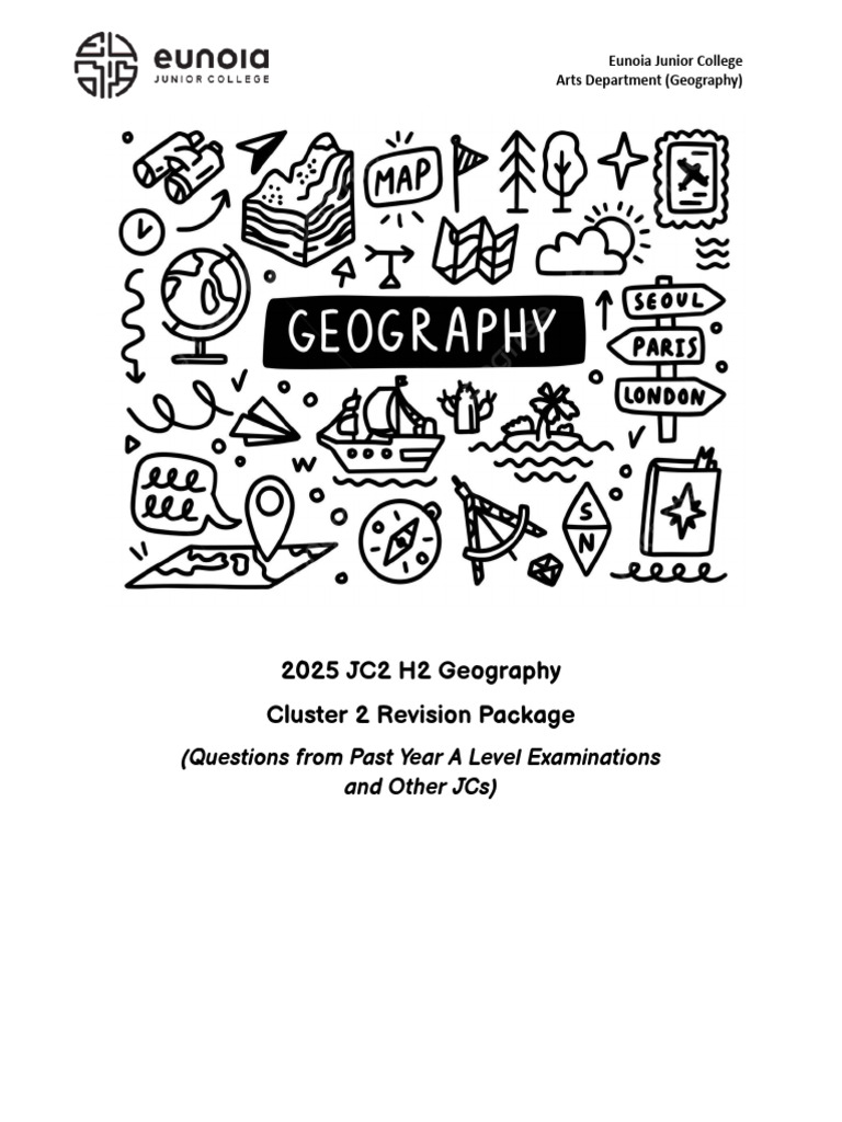 2025 JC2 H2 Geography Revision Guide | PDF | Tropical Cyclones | Flood
