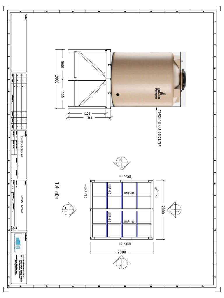 Gambar Tower + Toren Air | PDF