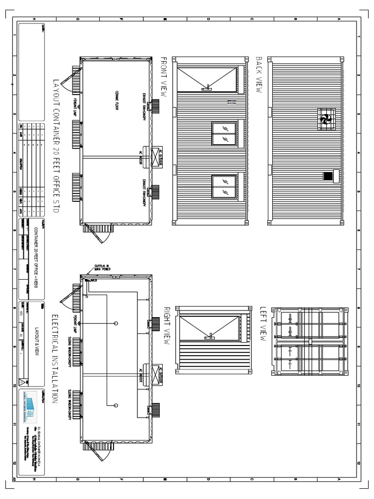 Gambar Container 20 Feet OFFICE + MESS | PDF
