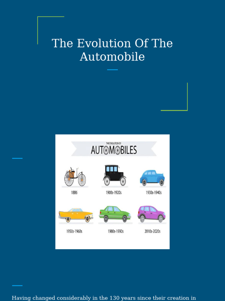 History of Automobile Evolution | PDF | Car | Airbag
