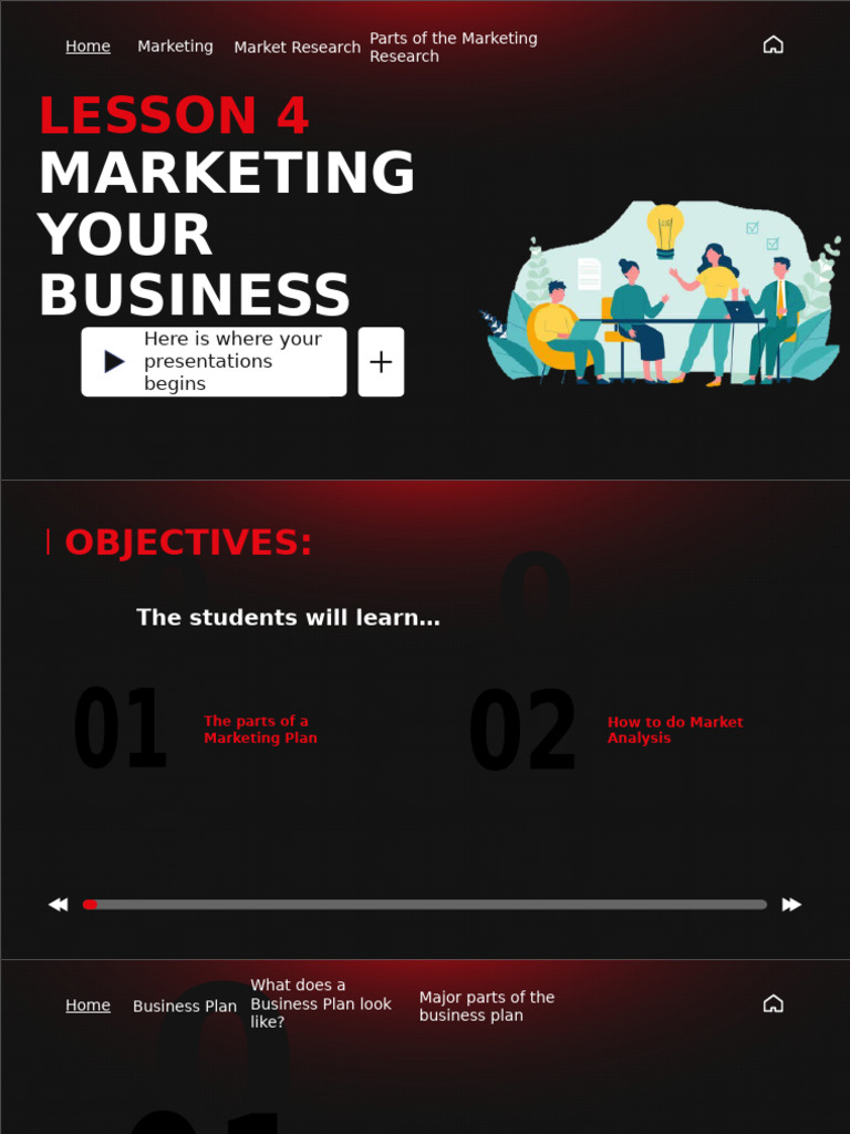 Lesson 4 - Marketing Your Business | PDF | Marketing | Marketing Research