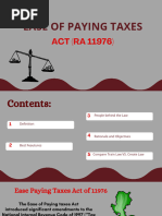 EOPT Act: Effectivity and Key Features | PDF | Value Added Tax | Taxes