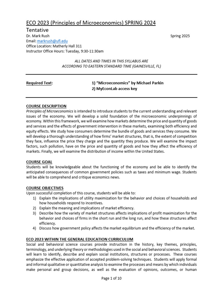 Rush Mark ECO 2023 2 | PDF | Microeconomics | Market (Economics)