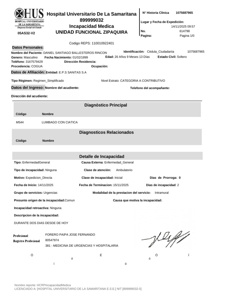 614150448-Hc Daniel Ballesteros | PDF | Servicios públicos | Ciencias ...