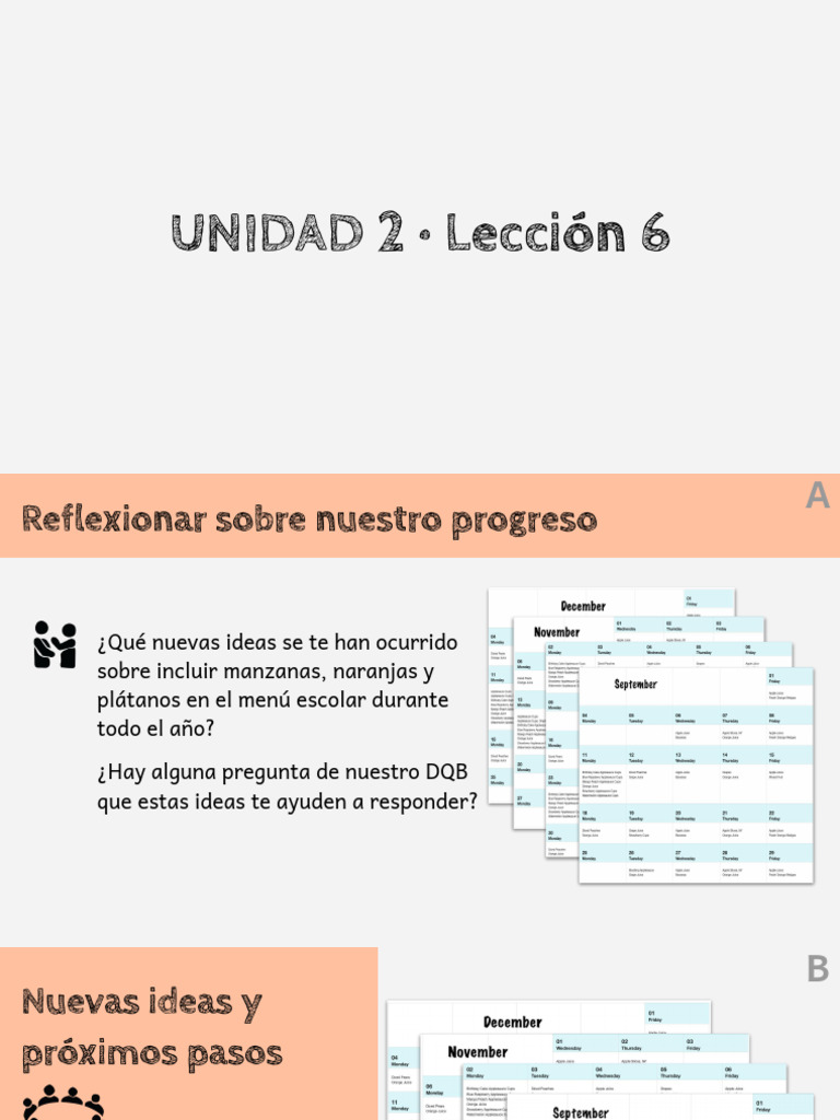 UNIDAD 2. Leccion 6 | PDF | Plantas | Fruta