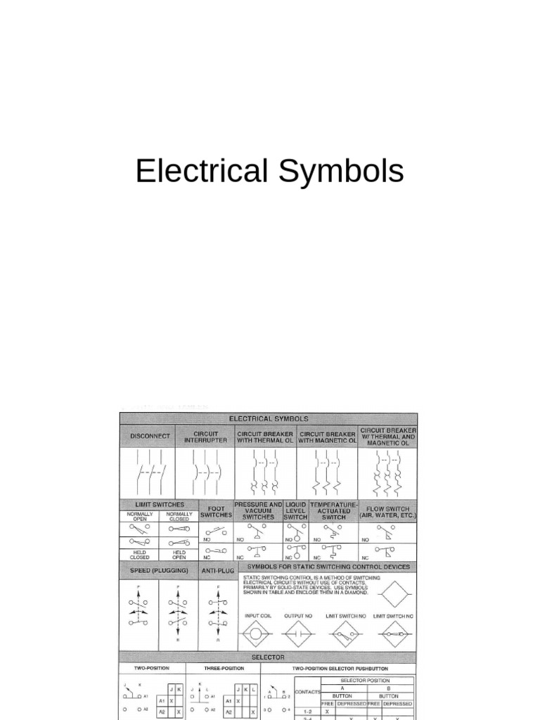 Electrical Symbols | PDF