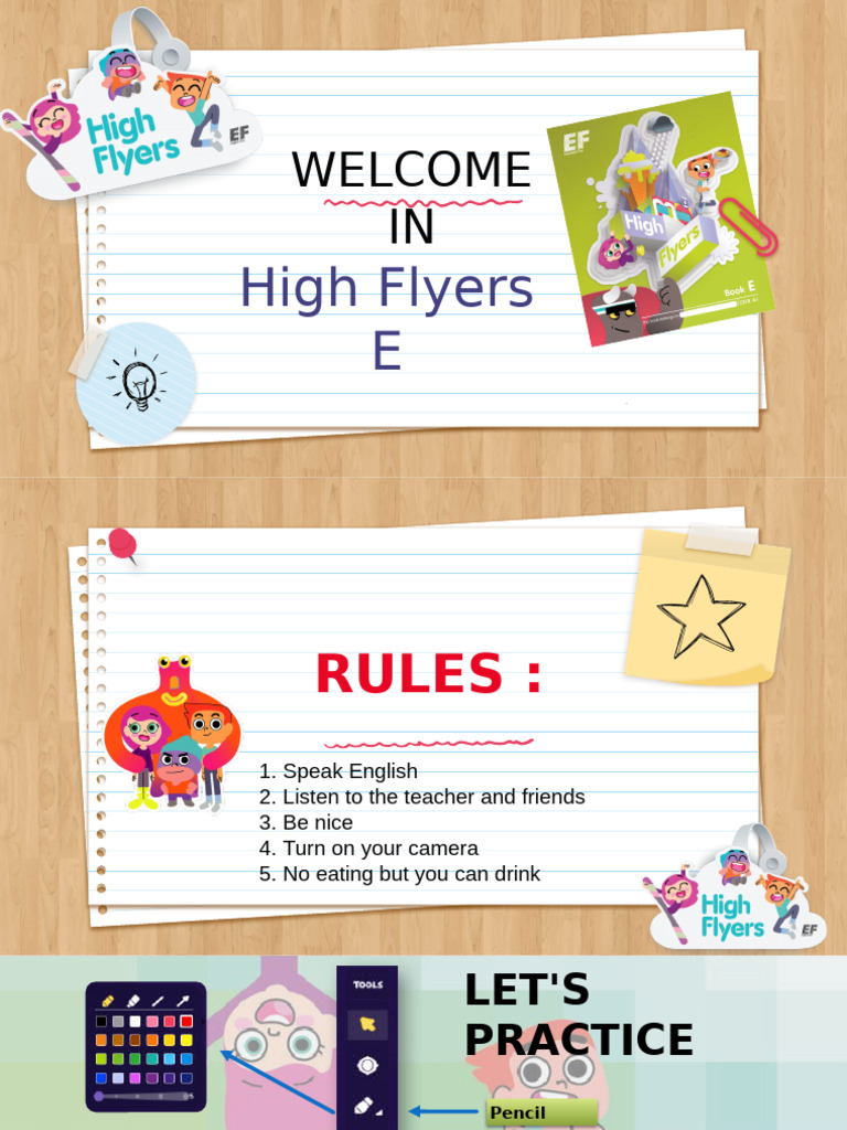Welcome IN: High Flyers E | PDF
