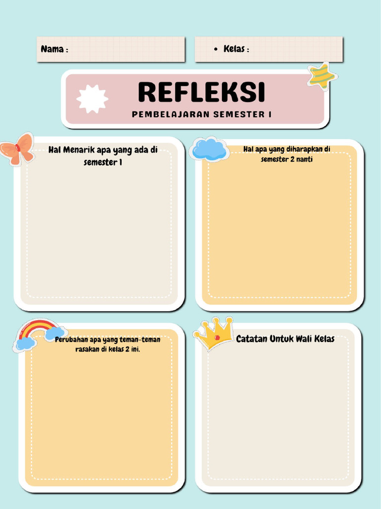Refleksi Semester 1 | PDF