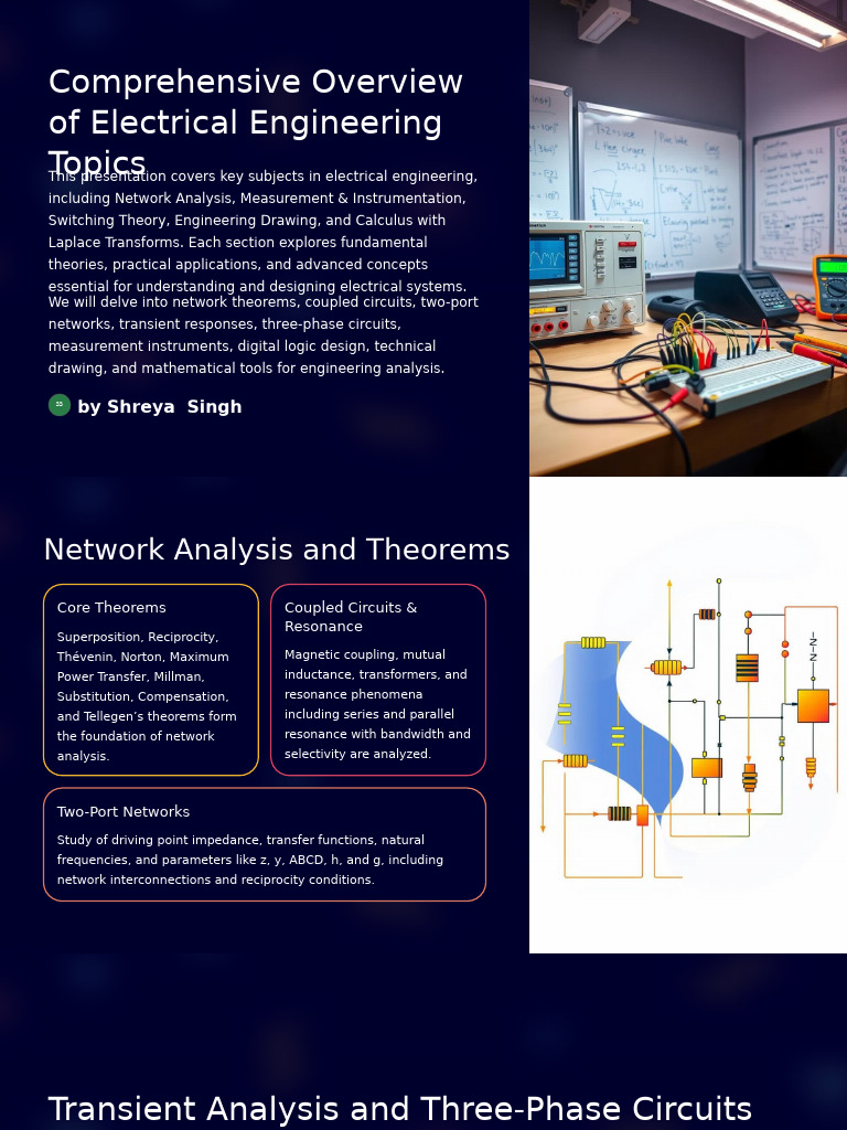 Comprehensive Overview of Electrical Engineering Topics | PDF ...