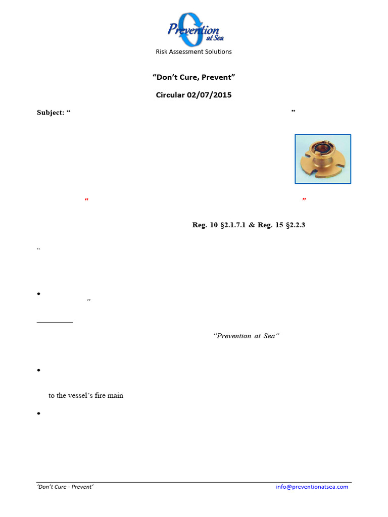International Shore Connection Compliance Guide | PDF | Shipping
