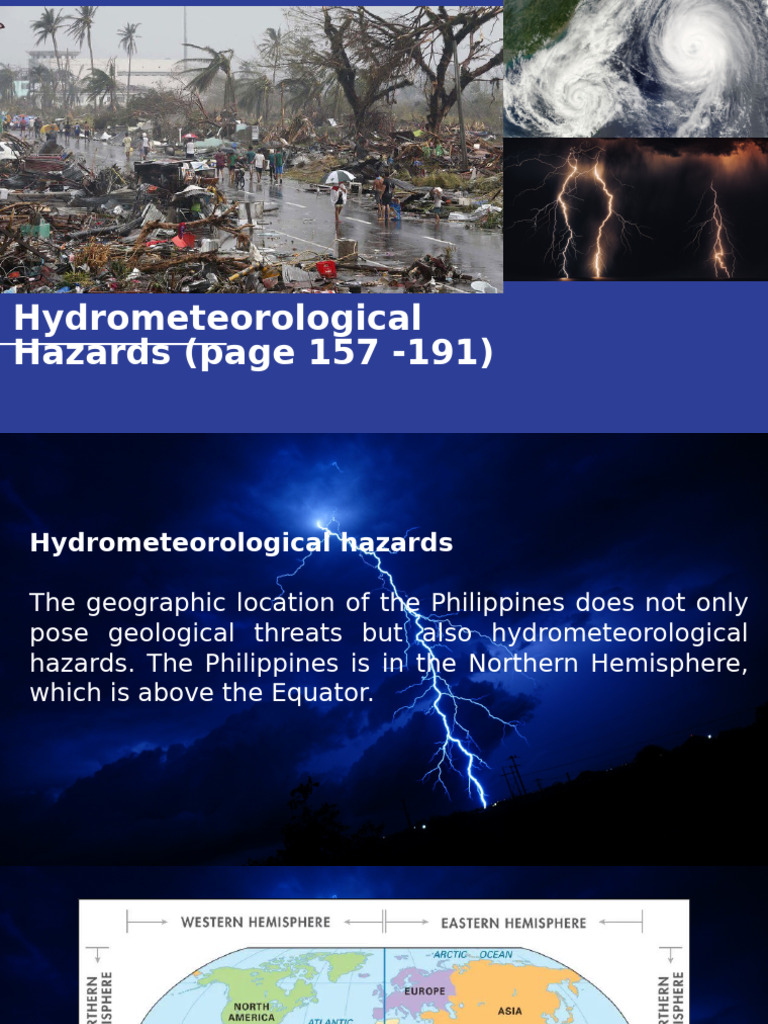 Hydrometeorological Hazards in the Philippines | PDF | Tropical ...