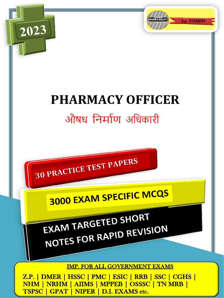 Pharmacist Exam Study Guide & Practice | PDF | Antidepressant | Pharmacy