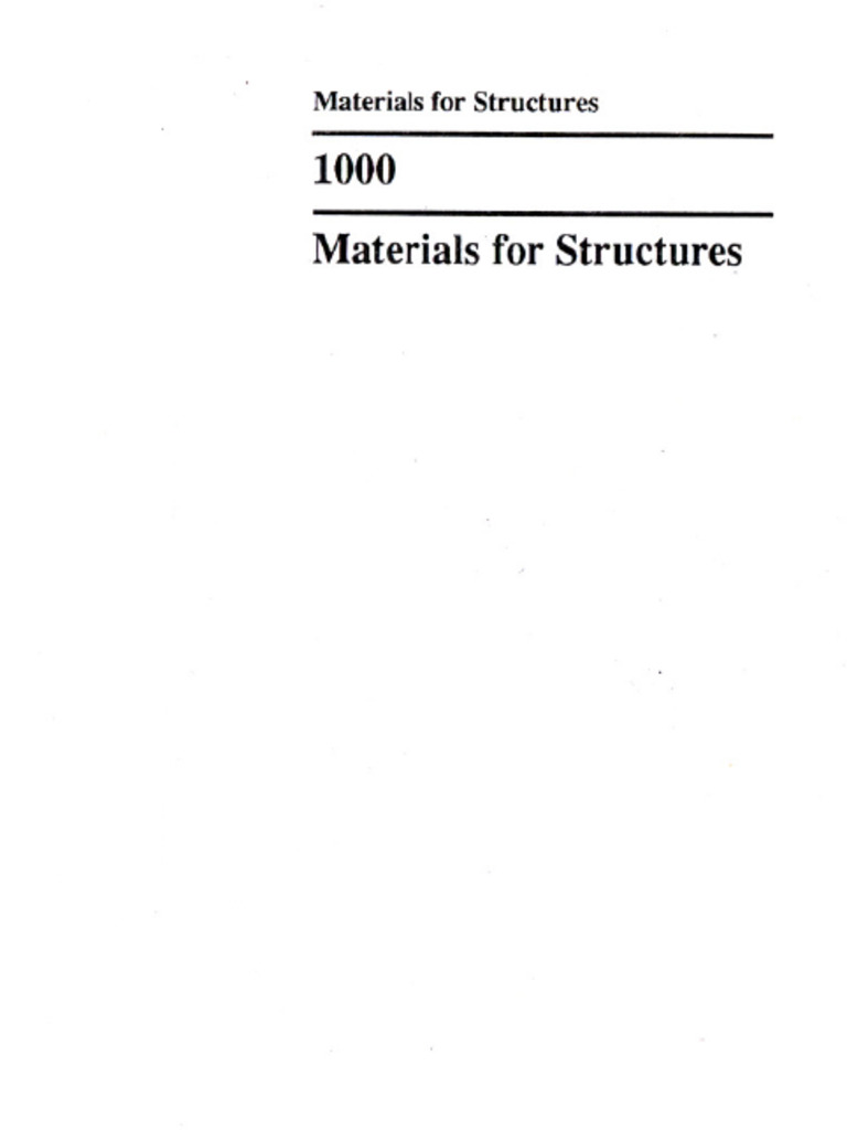 Section 1000 - Materials For Structures | PDF | Concrete | Stainless Steel