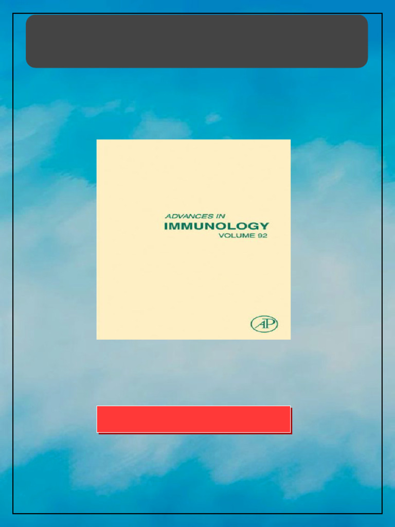 Advances in Immunology 92 1st Edition Frederick W. Alt (Eds.) digital ...