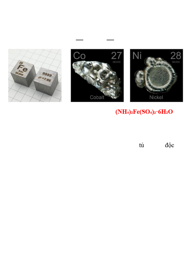 Transition Metal Experiments: Fe, Co, Ni | PDF | Sodium Hydroxide ...