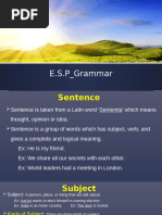 Understanding Sentence Structure | PDF | Verb | Subject (Grammar)