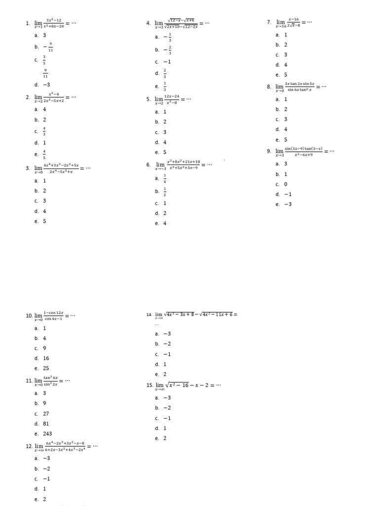 Latihan Limit | PDF | Chess Theory | Chess Openings