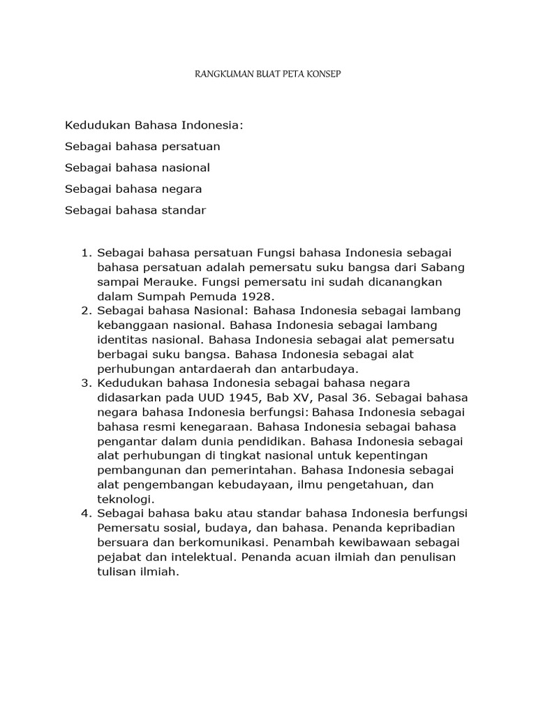 Rangkuman Peta Konsep Kerkom B Indo | PDF
