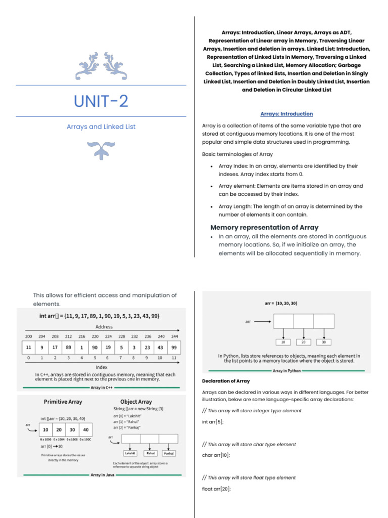 Unit 2 | PDF | Computer Data | Computing