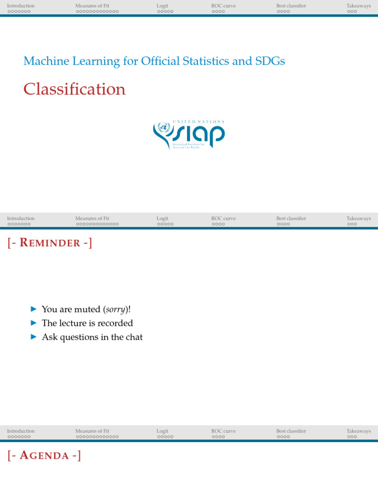 Lecture Webinar 2 | PDF | Receiver Operating Characteristic | Sensitivity And Specificity