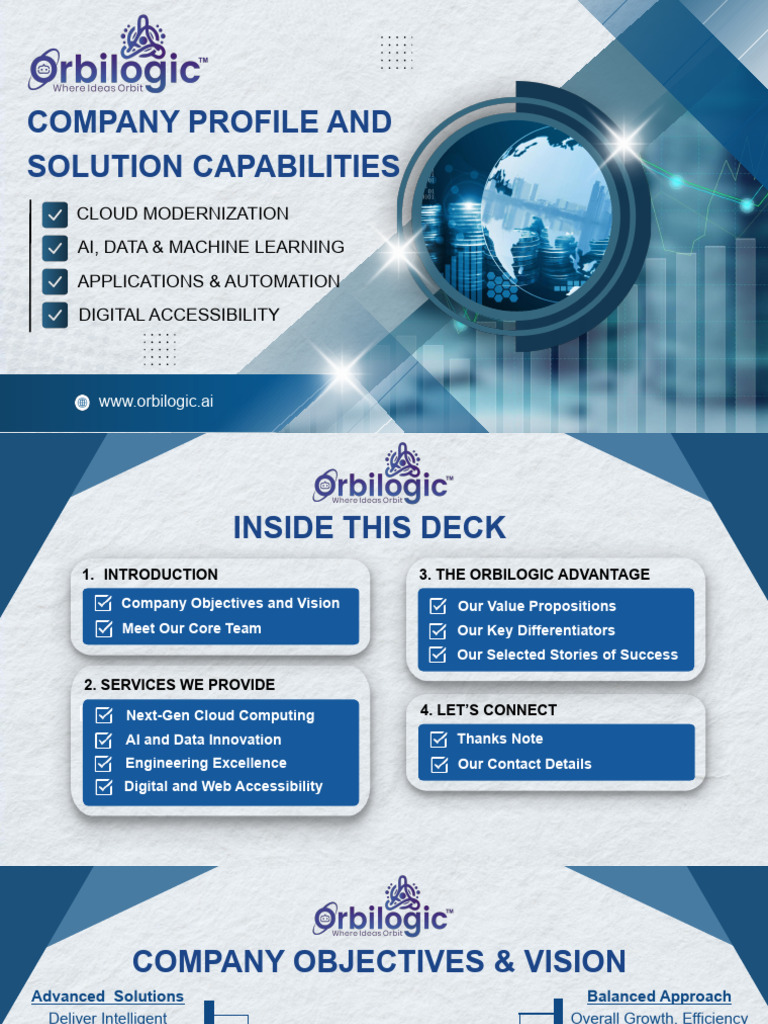Orbilogic Capability Deck | PDF | Cloud Computing | Artificial Intelligence