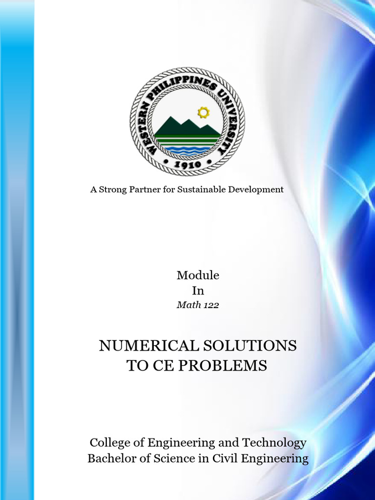 Numerical Solutions in Civil Engineering | PDF | Algorithms | Applied ...