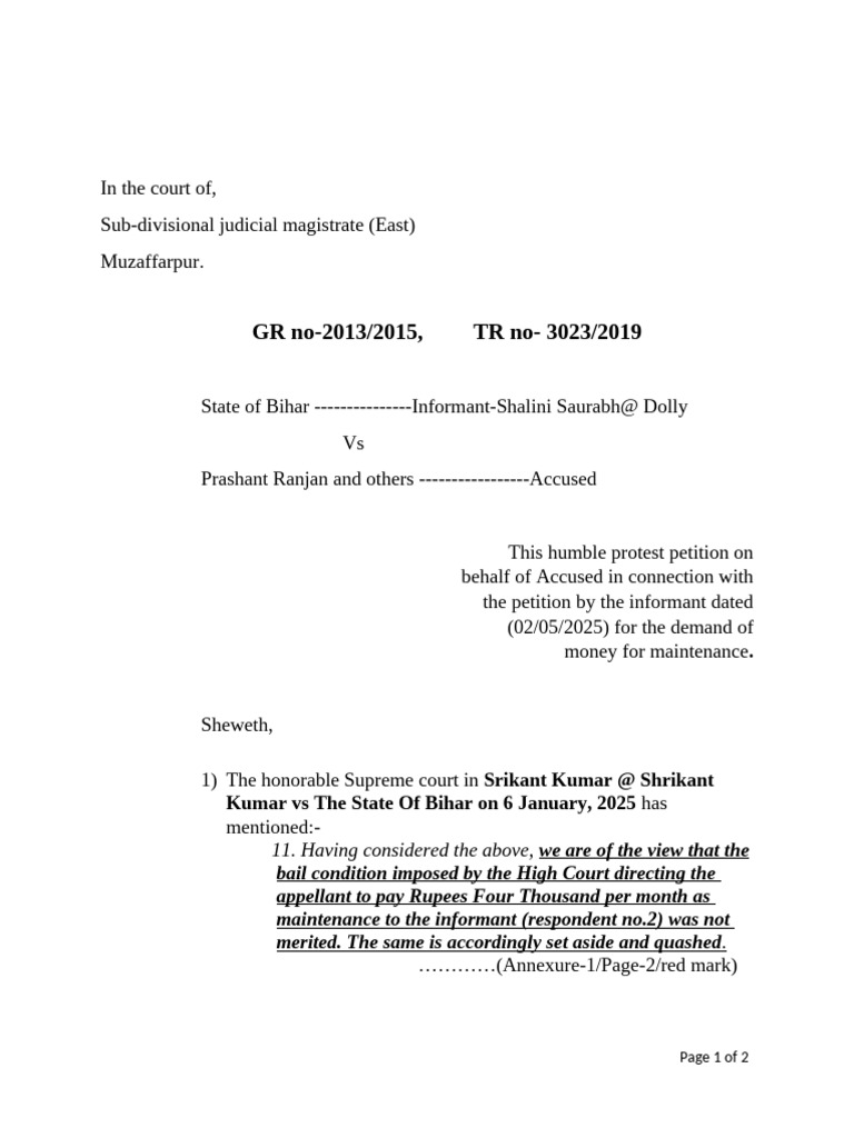 Reply To Payment | PDF | Bail | Common Law
