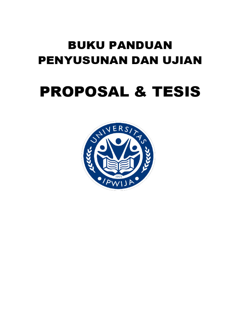 Panduan Tesis S2 Manajemen IPWIJA | PDF