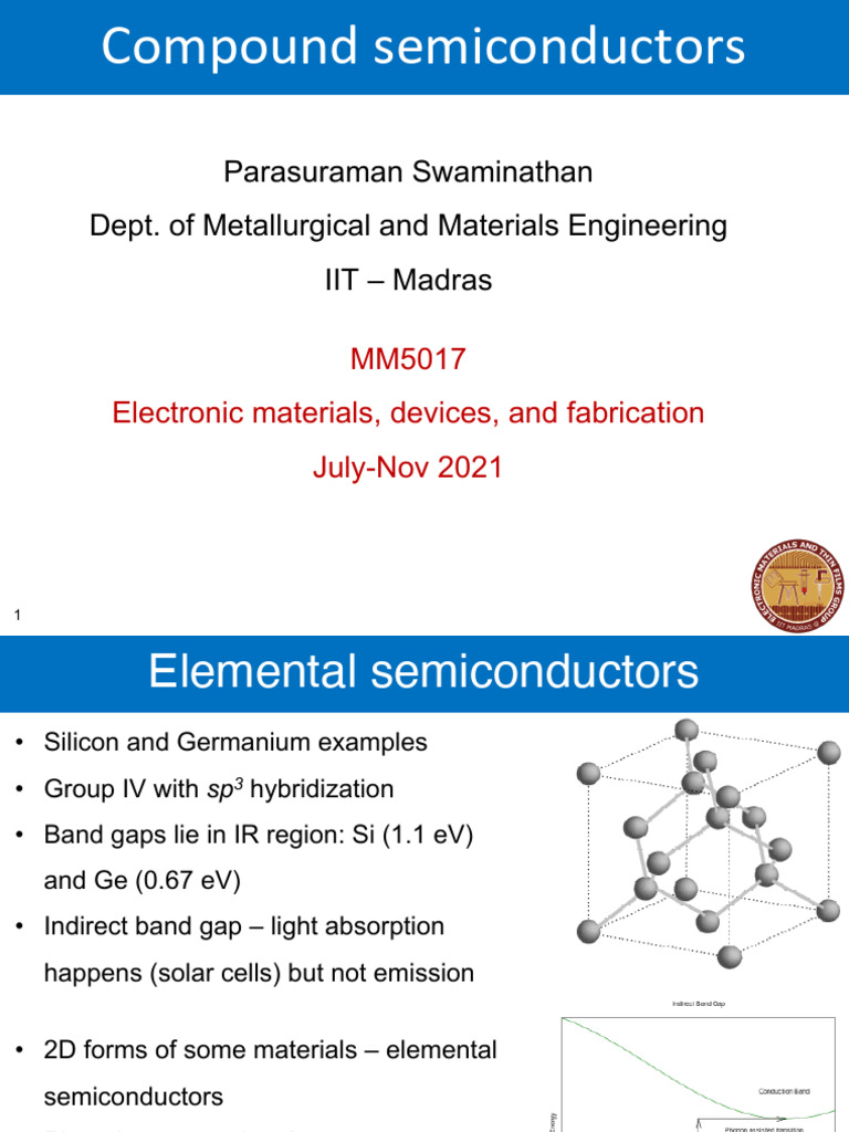 Compound Semiconductors Pdf Gallium Arsenide Semiconductors